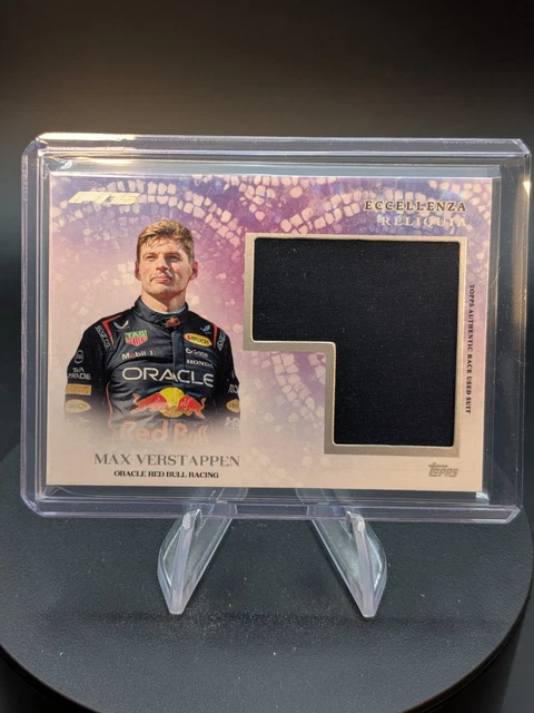 TOPPS 2025 F1 Eccellenza - Max Verstappen Relic Jersey Red Bull Formel ...
