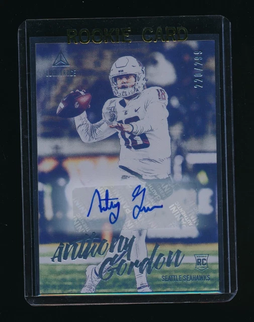 ANTHONY GORDON 2020 Panini Luminance Rookie Rc Voiture #/299 *Seattle ...