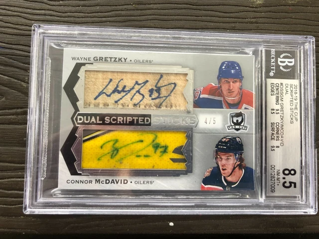 RARE WAYNE GRETZKY and Connor McDavid Hockey Cards- The Cup 4/5 $4,450. ...