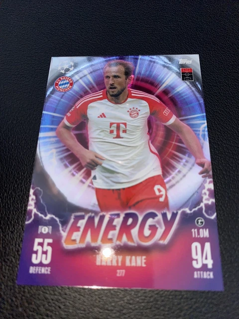 ENERGY HARRY KANE Match Attax EXTRA 2023/2024 Champions League 23/24 ...