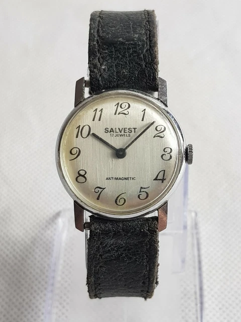 MONTRE MÉCANIQUE VINTAGE années 1950/60 Salvest 17 bijoux. EUR 69,68 ...