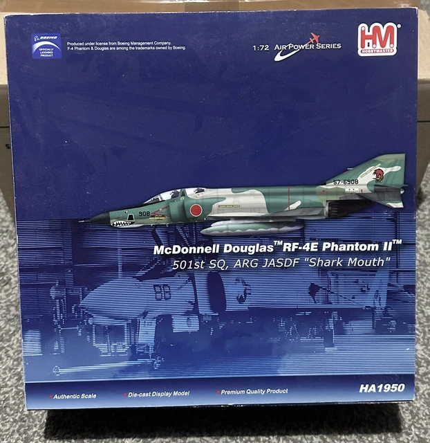 HOBBY MASTER 1/72 HA1950 RF-4EJ JASDF Phantom II 501 Sqn Hyakuri AB ...