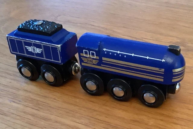BRIO TYPE ELC, Carousel Train Tender Trucks Trailers Bundle Wooden ...