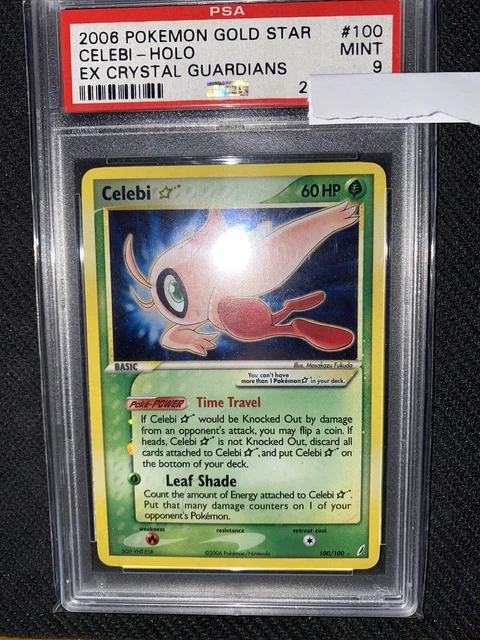 POKEMON CELEBI GOLD Star EX Crystal Guardians 100/100 PSA 9 Mint EUR ...