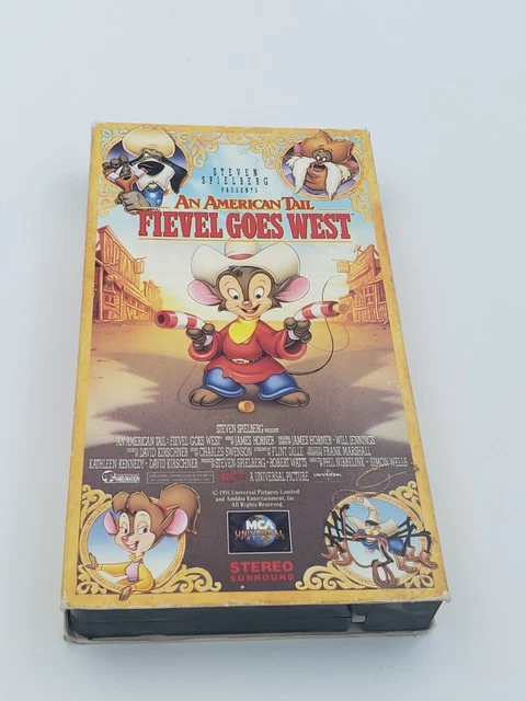 An American Tail Fievel Goes West Vhs 1991 Mca Universal Home