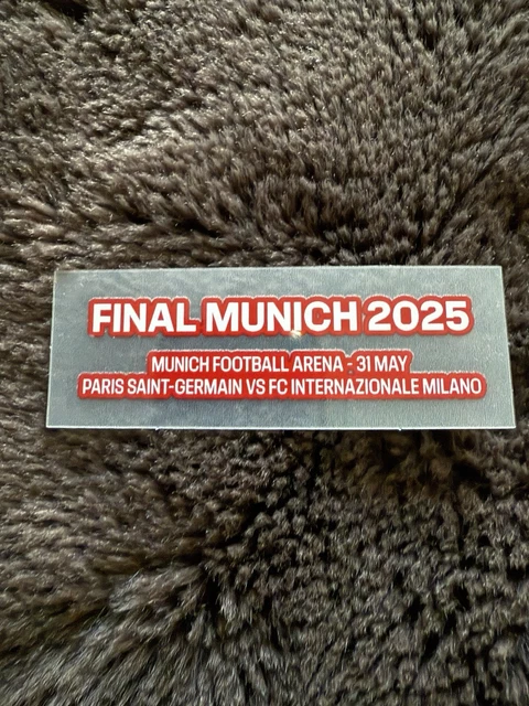 PATCH POITRINE OFFICIEL Psg Final Munich 2025 Ldc EUR 70,00 - PicClick FR