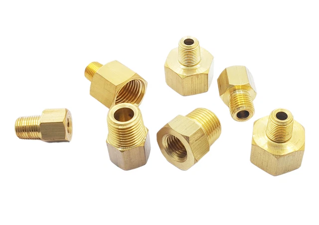 BSPT MALE TO All Female Brass Sump Plug Pipe Fitting Adapter Reducer £ ...