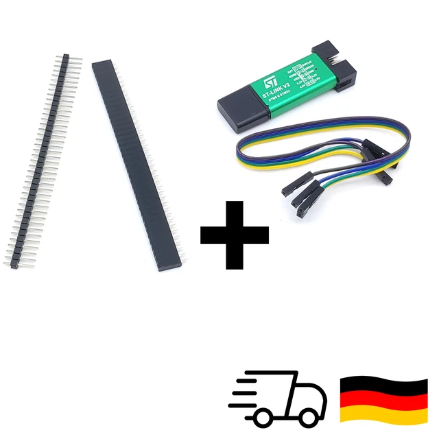 St Link V2 Stm8 Stm32 Debugger Programmer E Scooter Set With Pin Bar 2 54mm Set £7 92 Picclick Uk
