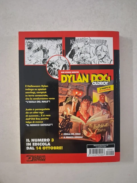 DYLAN DOG OLDBOY n. 2 - Maxi Dylan Dog n. 40 - Ottimo - Con Poster ...