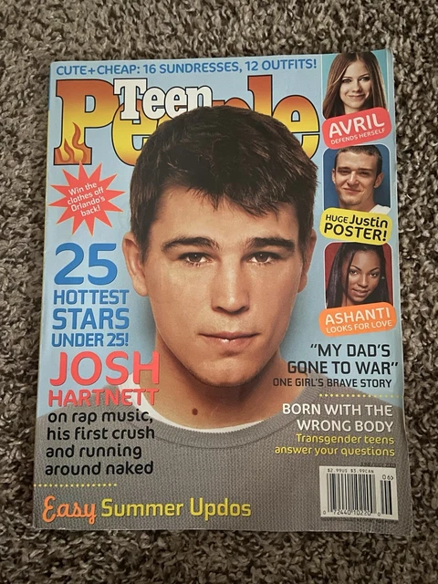 JOSH HARTNETT TEEN People Magazine June/July 2003 Avril Lavigne Ashanti ...