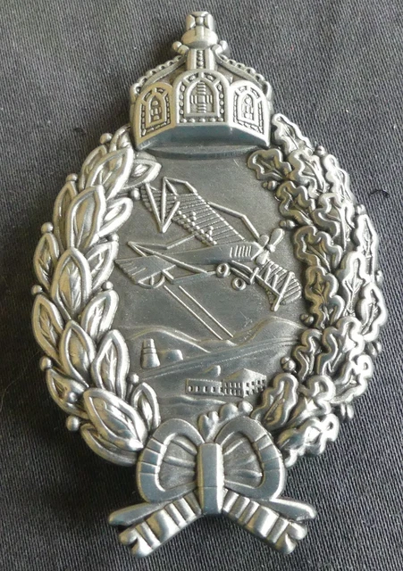 INSIGNE ALLEMAND - ancien aviation – Biplan & couronne – Début XXe ...