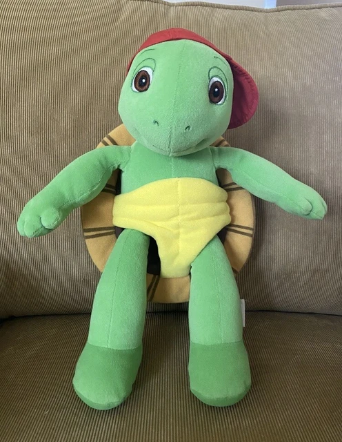 EDEN FRANKLIN THE Turtle Plush Stuff Animal 14" Removable Shell No ...