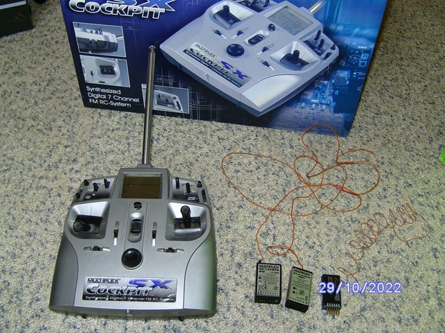 REMOTE CONTROL MULTIPLEX SX 35Mhz. Cockpit. Synthesizer £44.36 ...