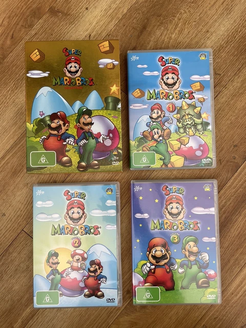 RARE 1991 SUPER Mario Bros DVD 3x Film Series Box Set Volume 1 2 3 DIC ...