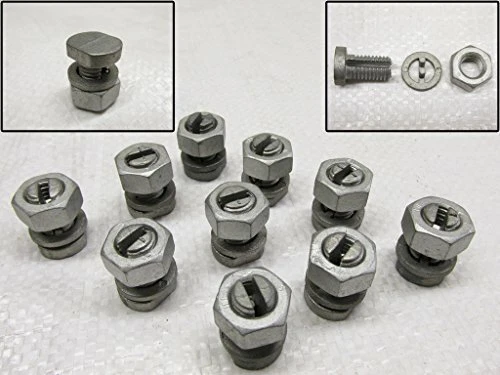 SPLIT BOLTS WITH Nut x10 (Wire Cable Connector Electrical Joint Line ...