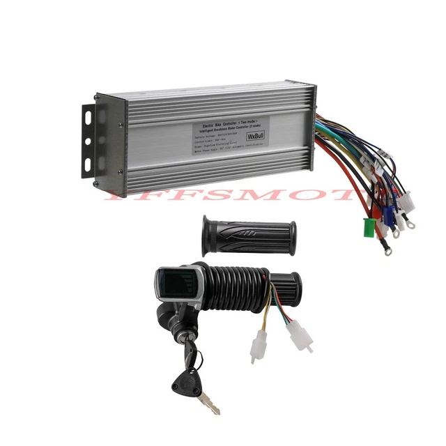 48V 1000W 1800W Brushless DC Motor Controller LCD Throttle for ...