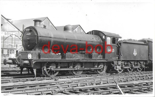 RAILWAY PHOTO LNER J20 64685 St Edmunds 1953 GER Hill 0-6-0 Loco Great ...