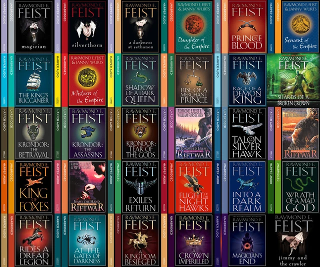 THE RIFTWAR CYCLE by Raymond E. Feist (30 audiobooks 515 hr collection ...