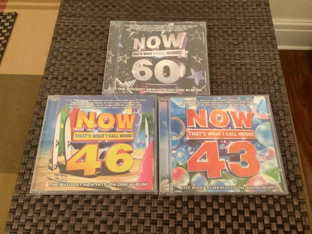 NOW THATS WHAT I Call Music Collection Numbers 43,46,60 Brand New ...