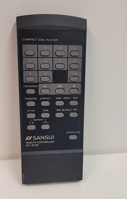 ORIGINAL SANSUI RS-S103 System Remote Controller £19.99 - PicClick UK