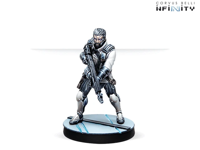 INFINITY ALEPH SHUKRA Boarding Shotgun Coldfront miniature metal new ...