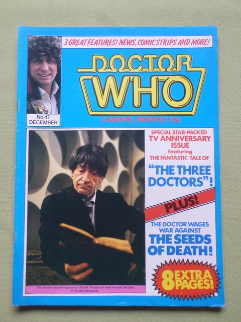 DOCTOR WHO MONTHLY- Lalla Ward- Nicholas Courtney- Patrick Troughton ...