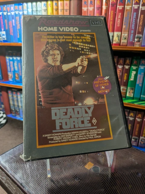 DEADLY FORCE. RARE VHS Roadshow $20.00 - PicClick AU