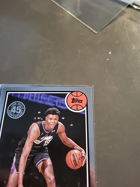ACE BAILEY NBA ROOKIE CARD TOPPS 2025-26 45th ANNI RC # 80BK-54 UTAH ...