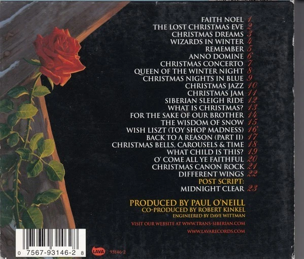 TRANS-SIBERIAN ORCHESTRA– THE Lost Christmas Eve –Big Band, Pop Rock–CD ...