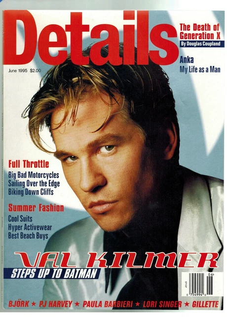 DETAILS - JUNE 1995 - Music / Fashion / Lifestyle - Val Kilmer cover ...