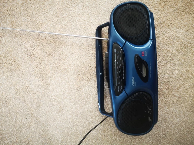 OMEGA RADIO CASSETTE recorder £14.50 - PicClick UK