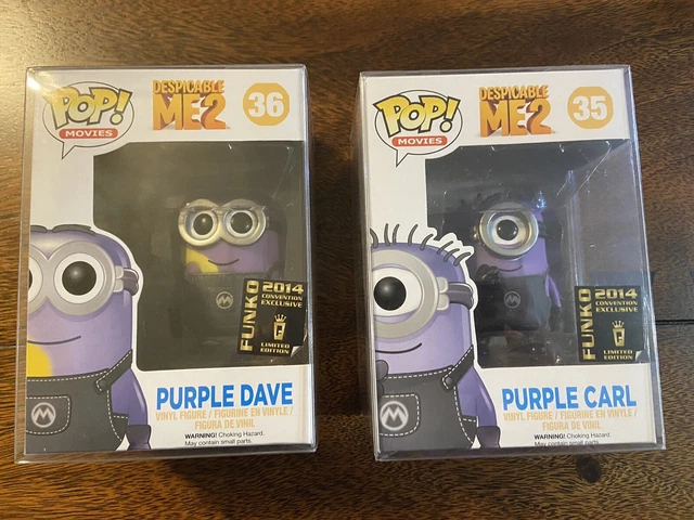 FUNKO POP DESPICABLE Me 2 Minions Purple Carl 35 And Purple Dave 36 ... FUNKO POP DESPICABLE Me 2 Minions Purple Carl 35 And Purple Dave 36 ...