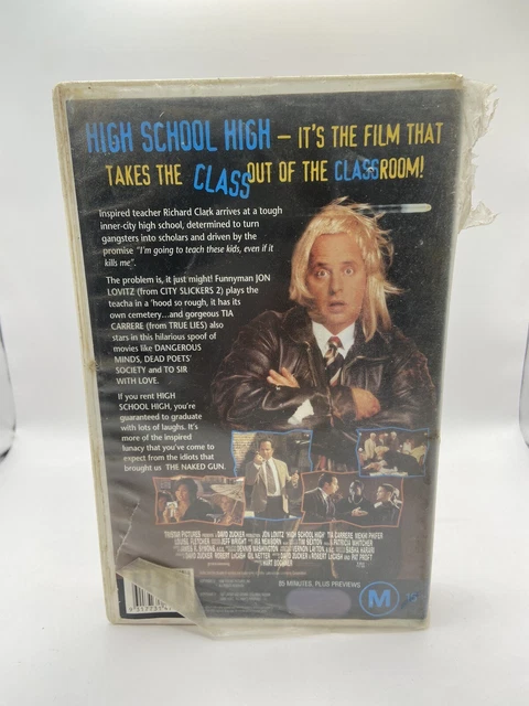 HIGH SCHOOL HIGH VHS Movie Video Cassette Tape £3.08 - PicClick UK