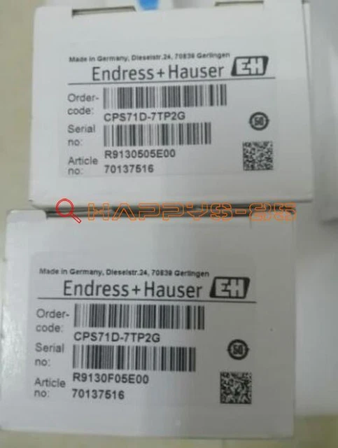 ONE NEW E+H CPS71D-7TP2G Endress+Hauser PH Digital electrode $1,426.23 ...
