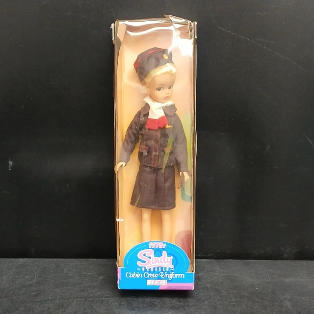 SINDY BEA CABIN Crew Uniform Doll 1970 Vintage In Original Box -CP £23. ...