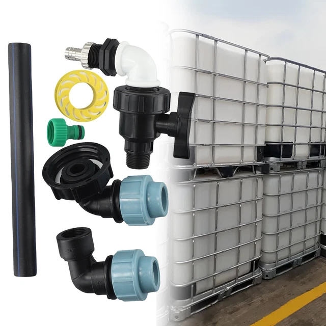 IBC ADAPTER EXTENSION Valve S60x6 Valve 3/4-Inch IBC Adapter Brass £30. ...