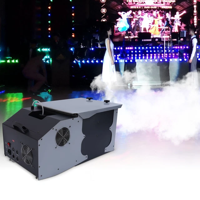 3000W LOW LYING Smoke Fog Machine Low Lying Fog Stage Effect DMX Remote ...