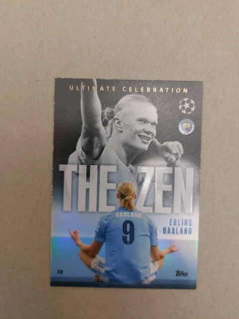 MATCH ATTAX 23/24 Erling Haaland The Zen Ultimate Celebration Card £130 ...