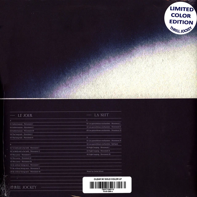 COLLEEN - LE Jour Et Le Nuit Du Reel Clear With Gold (2023 - US ...