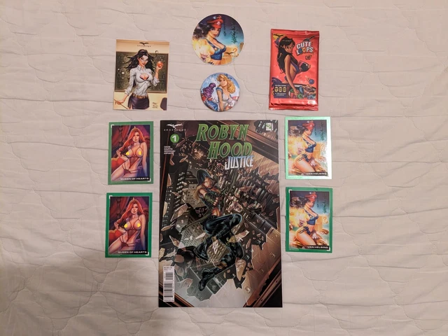 ZENESCOPE GRIMM FAIRY Tales Robyn Hood Cereal Loops trading cards Eric ...