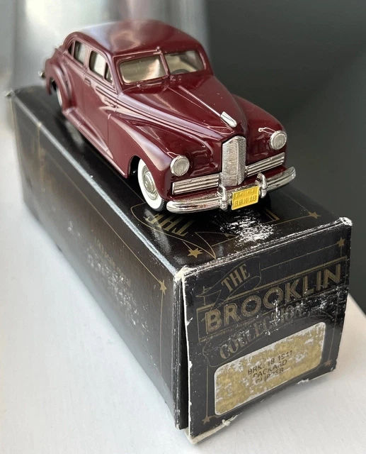 BROOKLIN MODELS 1941 Packard Clipper Maroon 1/43 White Metal Boxed ...