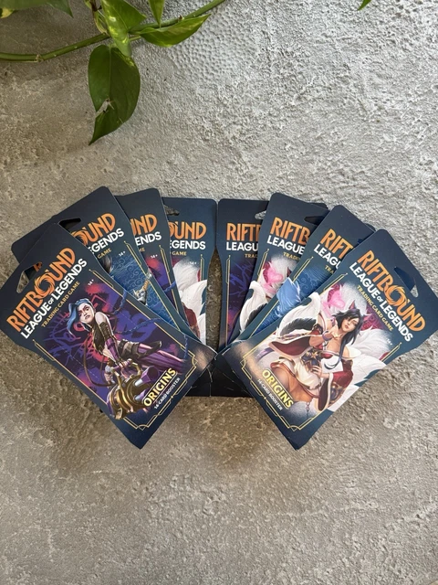 8 RIFTBOUND ORIGINS League Of Legends TCG English Sleeved Blister Pack ...