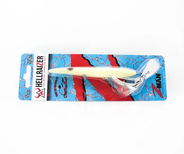 ZMAN HELL RAIZER Tail Blade 5 Pulgada Hundimiento Señuelo Bone (3475 ...
