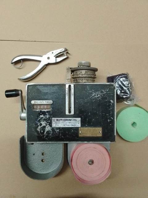 BUS SETRIGHT VINTAGE Ticket Machine with ticket rolls and clippers. £53 ...