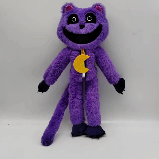 SMILING CRITTERS TERRIFYING Purple Cat Monster Soft Plushie Cartoon ...