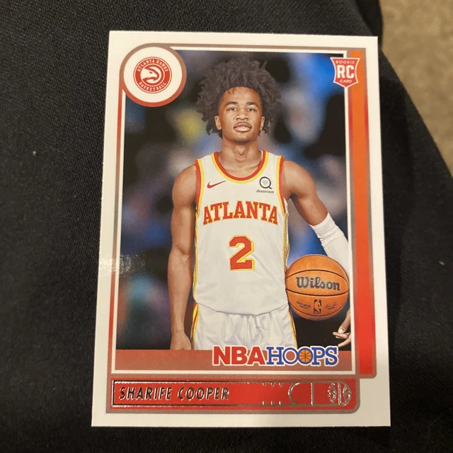 SHARIFE COOPER 2021-22 Panini NBA Hoops Basketball Rookie RC Atlanta ...