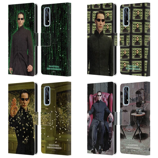OFFICIAL THE MATRIX Reloaded Key Art Leather Book Wallet Case For ...