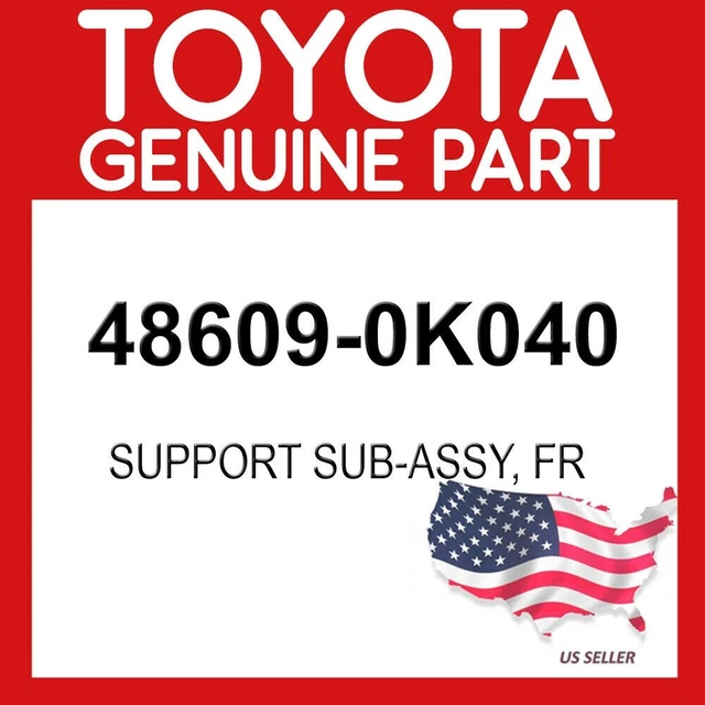 TOYOTA GENUINE OEM 48609-0K140 SUPPORT SUBASSY FRONT SUSPENSION RH or ...