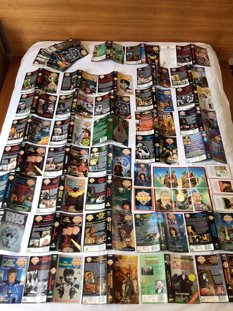 DOCTOR WHO BBC Video VHS Inlay Covers Artwork Daleks £9.99 - PicClick UK