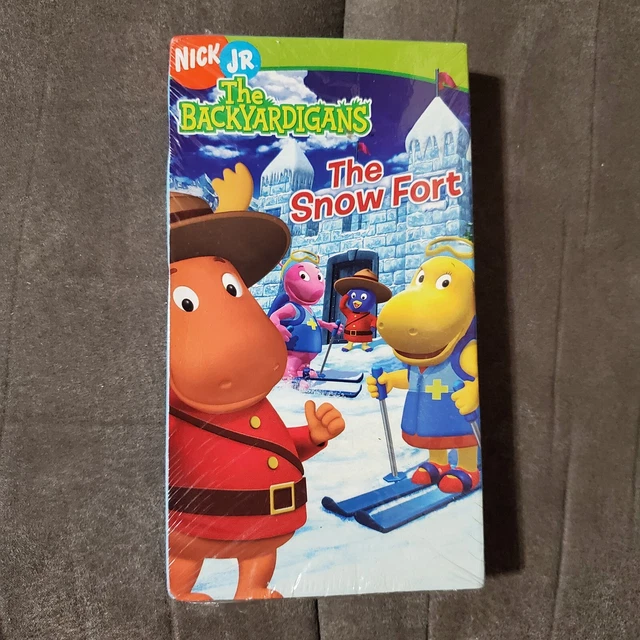 THE BACKYARDIGANS THE Snow Fort VHS Tape 2005 Nick Jr. Nickelodeon Kids ...